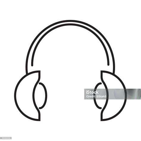 온라인 코스 헤드셋 아이콘 벡터 일러스트 레이 션 디자인 고객에 대한 스톡 벡터 아트 및 기타 이미지 고객 디자인 마이크 Istock