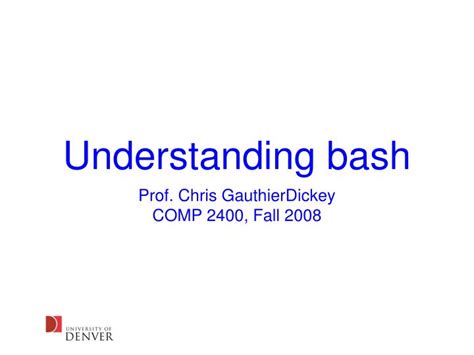 Ppt Understanding Bash Powerpoint Presentation Free Download Id