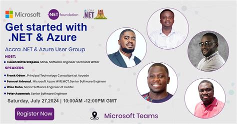 Isaiah Clifford Opoku On Linkedin Dotnet Azure Meetup Techcommunity Networking