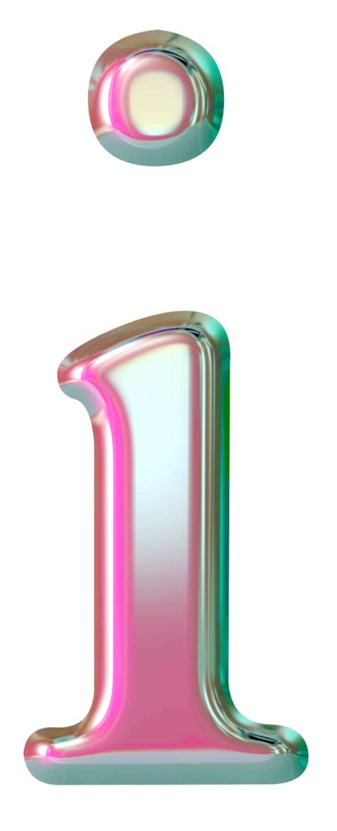 Iridescent Lowercase Alphabet Letters 28671916 Png