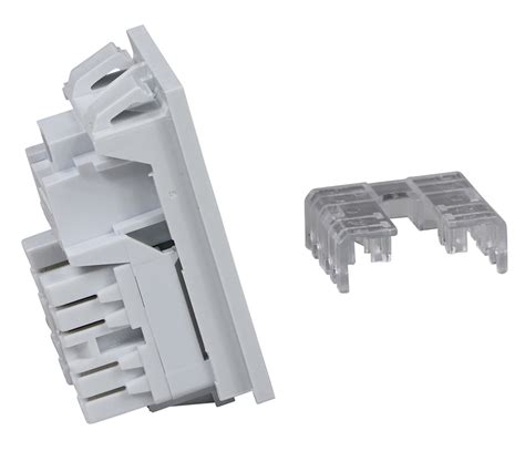 Buy Excel Cat5e Utp Unscreened Low Profile Rj45 Lj6c Module White 100 757 Comms Express