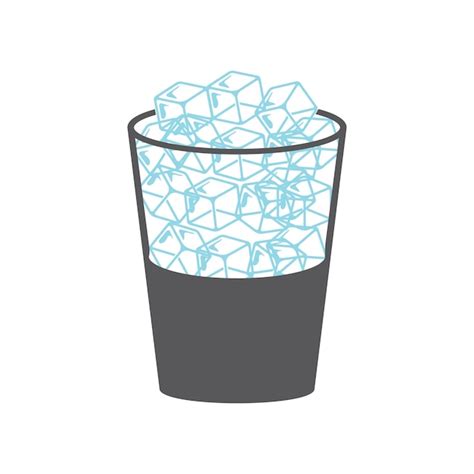 Premium Vector Crystal Ice Cube Icon
