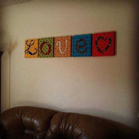 Canvas Fabric And Buttons Diy Canvas Crafts Canvas