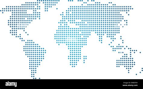 Abstract World Map Stock Vector Image Art Alamy