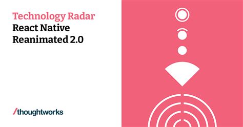 React Native Reanimated 20 Technology Radar Thoughtworks
