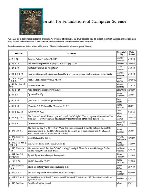jeffrey d ullman and alfred v aho foundations of computer science c