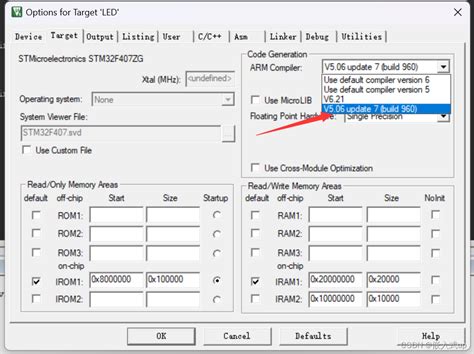 Keil报错error unknown register name vfpcc in asm 614 ASM volatile