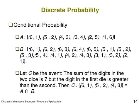 PPT Lecture Discrete Probability PowerPoint Presentation Free Download ID