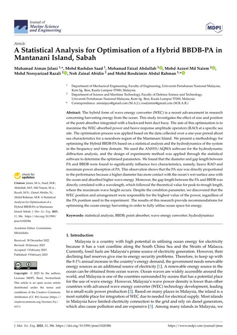 Pdf A Statistical Analysis For Optimisation Of A Hybrid Bbdb Pa In
