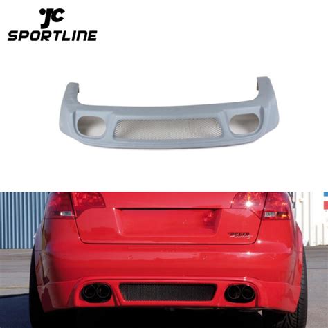 Fiberglass R Style Rear Diffuser For Audi A4 B7 2006 2007 2008 Kt4 Performance