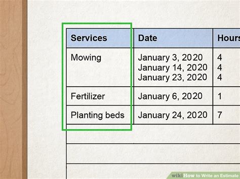 Ways To Write An Estimate WikiHow