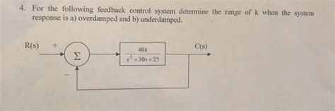 solved b 5 3 consider the closed loop system given by c s