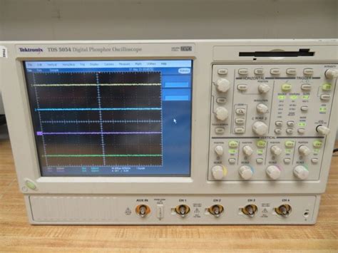 Tektronix Tds5054 500mhz 5gs S Oscilloscope 3m Sm Usb Eth Pwr Jit Can Lin Ph48 Bullseye
