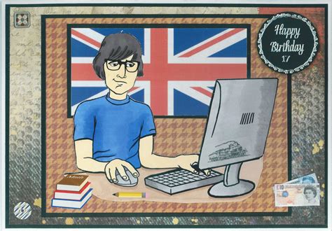 Computer Geek Birthday Card