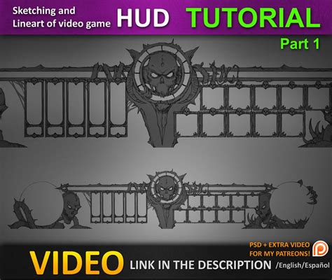 Creating A Video Game HUD Tutorial Video Game Development Video Games Videos