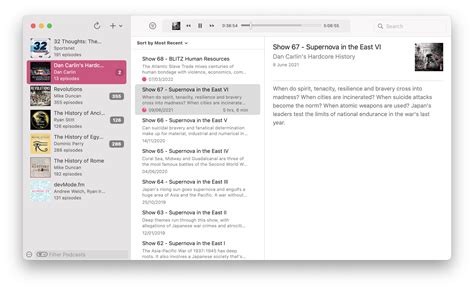Github Dyercdoughnut Podcast Client Podcatcher For Mac