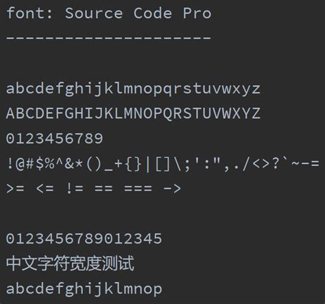 Programming Fonts Programming Fonts