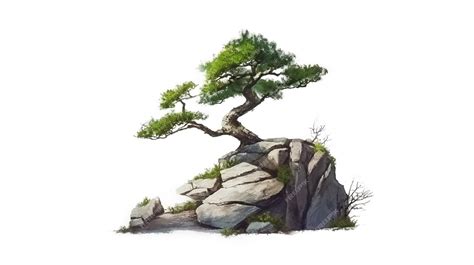 Premium Ai Image Majestic Solitude Serene Isolation Of A Tree And