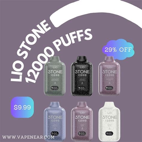 Lio Stone 12000 Puffs Disposable Vape By Ijoy 29 Off At Vapenear Vivant Medium