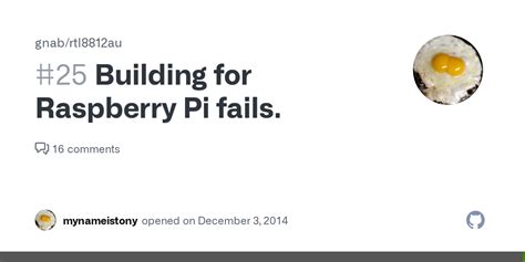 Building For Raspberry Pi Fails · Issue 25 · Gnabrtl8812au · Github