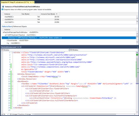Net Framework C1flexgrid With Flexgridfilter Causes Memory Leak
