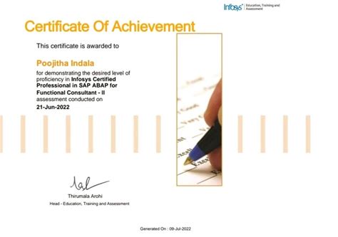 poojitha indala on linkedin infosys certified professional in sap abap