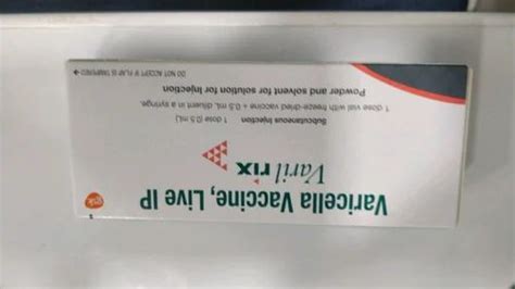 Varicella Vaccine Varilrix At Rs 1700piece Pharmaceutical Injection
