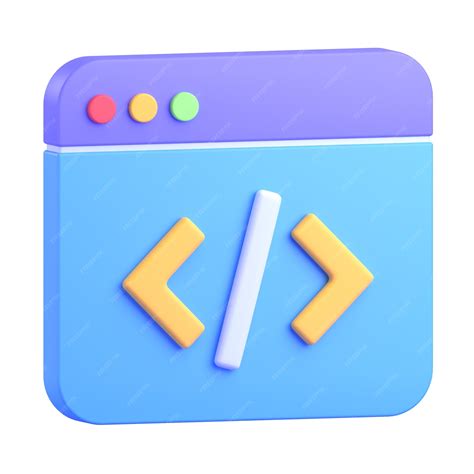 Premium Photo Windows Programming Code 3d Icon