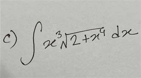Solved C ∫﻿﻿x32x42dx