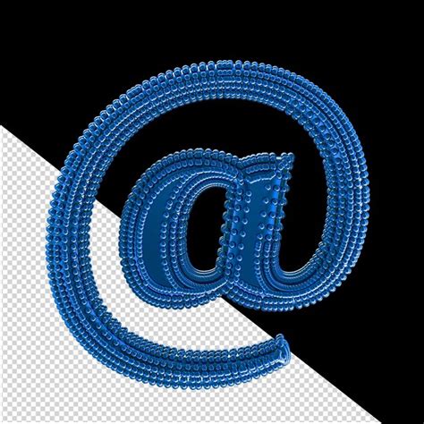 Premium Psd Small Spheres On The Blue Symbol