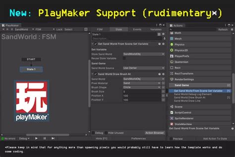 Falling Sand Game Template Pixel Simulation Unity Source Code