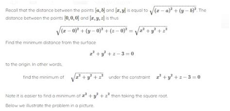 Solved Recall That The Distance Between The Points A B And Chegg
