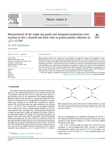 Pdf Measurement Of The Single Top Quark And Antiquark Production