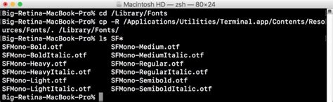 How To Install Use SF Mono Font On Mac With Other Apps