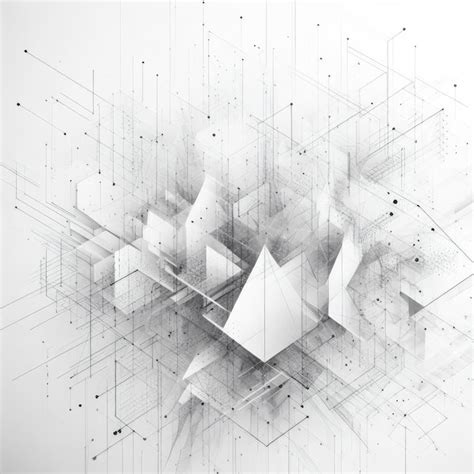 Premium Ai Image Colorful Intersection Abstract Geometric Art