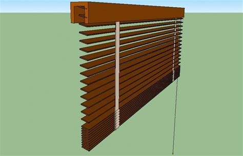 Window Shutter Detail 3d Model Sketch Up File