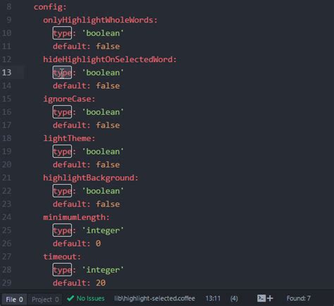 Github Fredrik01atom Selection Highlight Highlights The Current Word Selected When Double