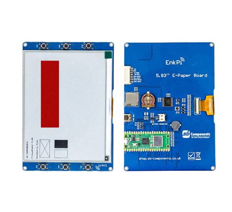 enkpi epaper display board based on raspberry pi pico w rpi pico e