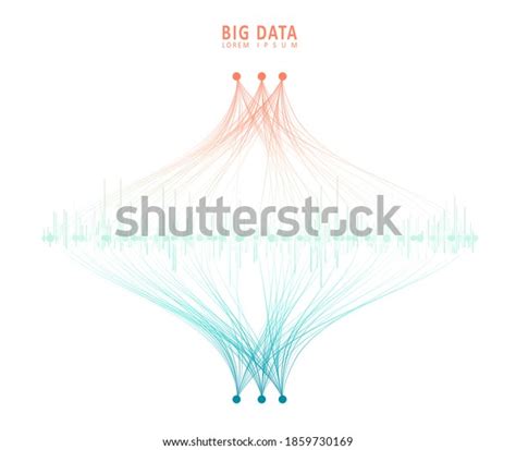 Abstract Infographics Visualization Big Data Code Stock Vector Royalty Free