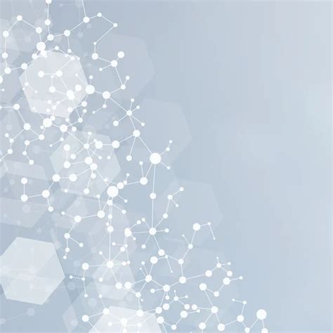 Blue Abstract Background Molecule Structure Vector Illustration Stock Vector Image By ©raevsky