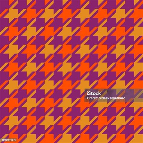 매끄러운 하운드투스 패턴 배경입니다 섬유 및 패션 산업을 위한 빈티지 하운드투스 질감 패션 프린트를 위한 클래식 패턴입니다 벡터 격자무늬에 대한 스톡 벡터 아트 및 기타