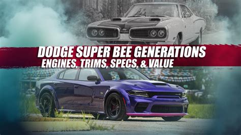 Dodge Super Bee Generations Guide Engines Trims Specs And Value