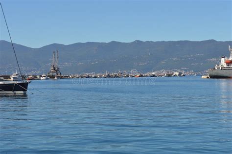 Panorama Photo Of Rijeka On A Sunny Day Stock Image Image Of Croatia