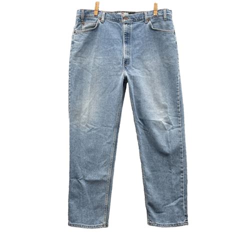 Vintage Levis 540 Jeans Men 39x29 Brown Tab Baggy Loose Y2k Workwear