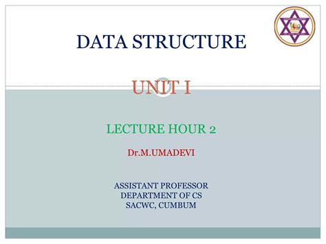 data structure elementary data organization ppt