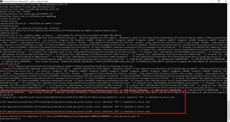 Error While Installing Pcdet In Windows Issue Open Mmlab Openpcdet Github