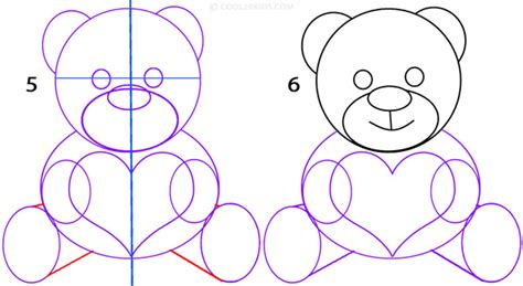 How To Draw A Teddy Bear Step By Step Pictures