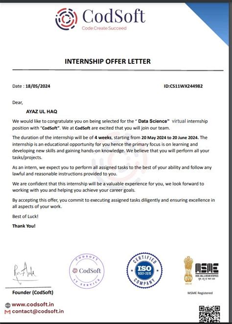 Thank You Codsoft For Giving That Oppurtunity To Achieve The Next Level