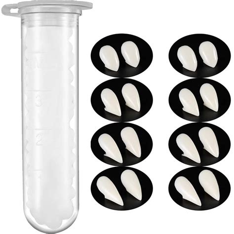 Buy Bohoman 10 Pieces Vampire Fangs Kit 5 Sizes Custom Fangs Vampire