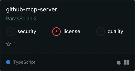 Score Github Mcp Server Glama